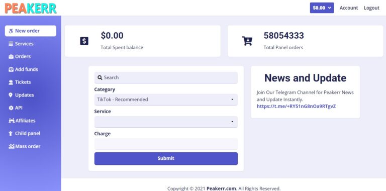 Peakerr SMM Panel Review 2026 • SMM Panel Reviews